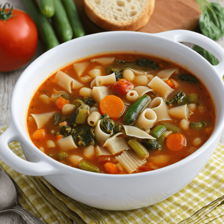 Sopa Minestrone: Un Clásico de la Sopa Italiana - Gourmetopiawiki