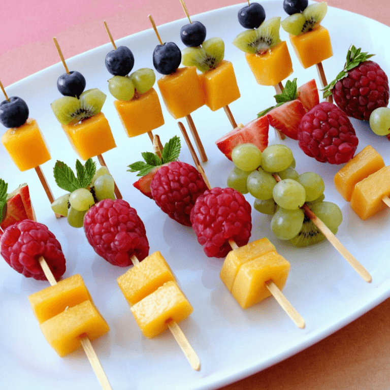 Pinchos de Frutas: Aperitivo Saludable y Colorido - Gourmetopiawiki