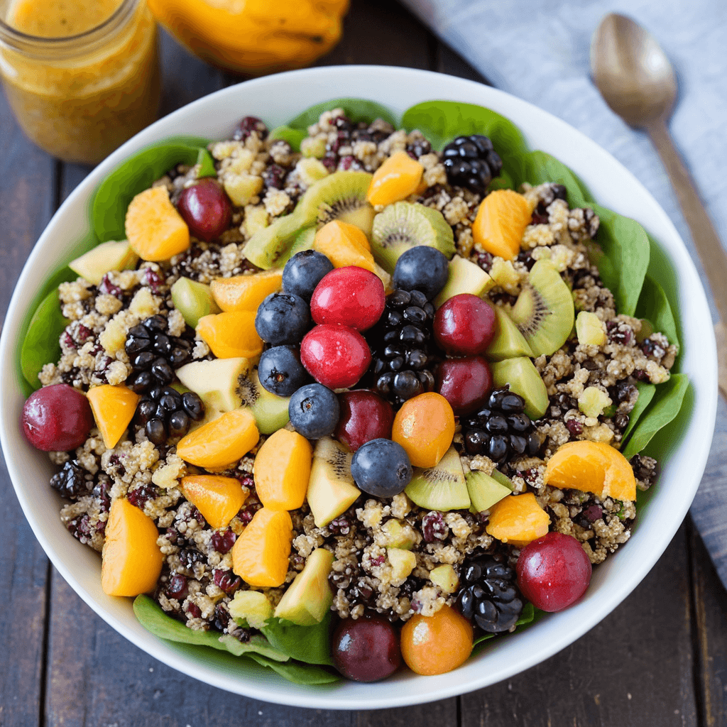 Ensalada de Quinoa y Frutas Secas: Una Opción Nutritiva y Saludable - Gourmetopiawiki